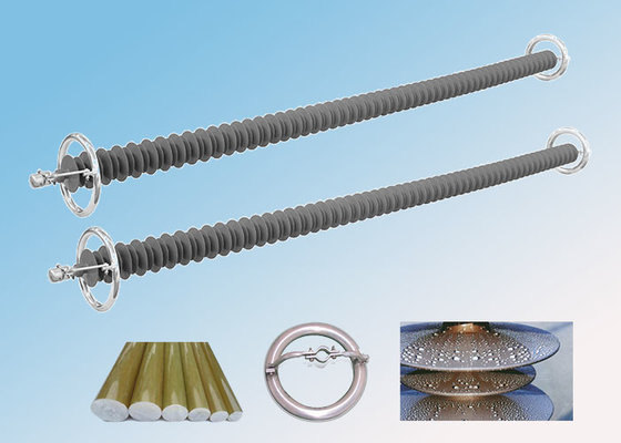Durable 750kV 100kN Composite Long Rod Insulator Excellent Creep Resistance
