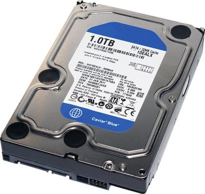 W10EALX SATA 7200 rpm laptop hard drive Caviar Blue With 3.5inch 64mb
