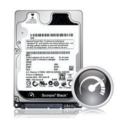 High speed 7200rpm 500GB Hard Disk Drive 2.5inch black / Laptop HDD WD5000bpkx