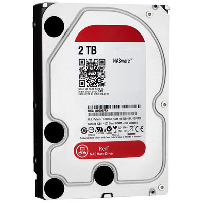 Red NAS Hard Disk 2TB SATA 7200rpm Internal Hard Disk Drive WD20EFRX