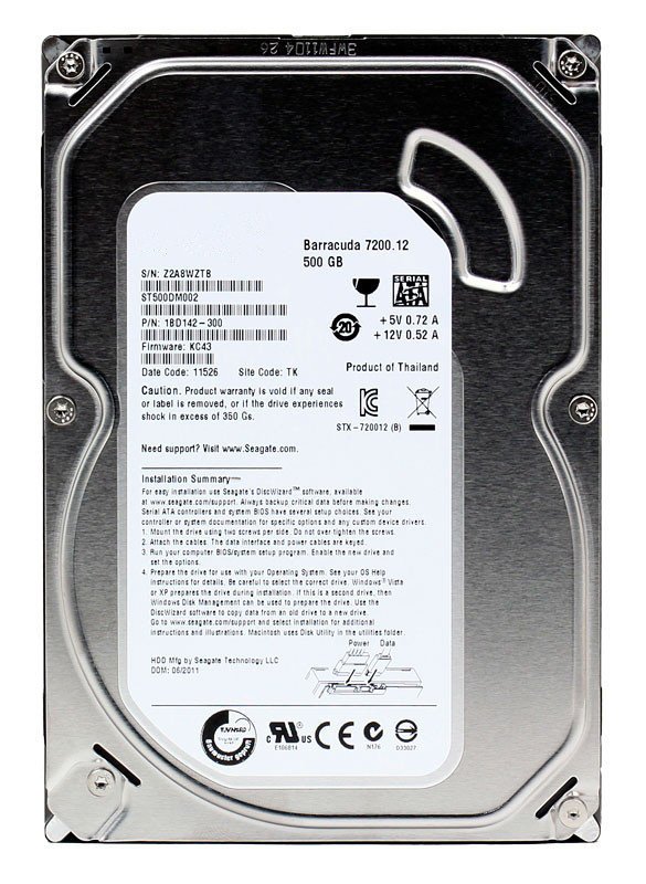 Original brand 500GB Seagate Hard Disk Drive 3.5 inch Desktop HDD
