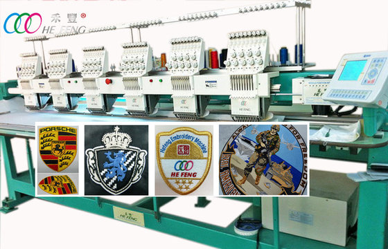 Tubular Clothes hat / shirt Multi-Head Embroidery Machine / Machinery