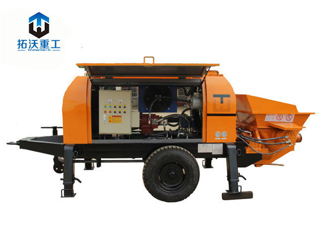 Advanced Hydraulic System Electric Concrete Pump With Highly Wear Resistant Parts