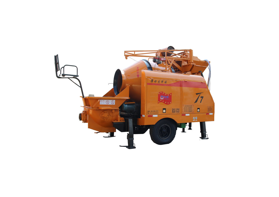 Siemens PLC Concrete Pumping Equipment For Slope Protection Construction
