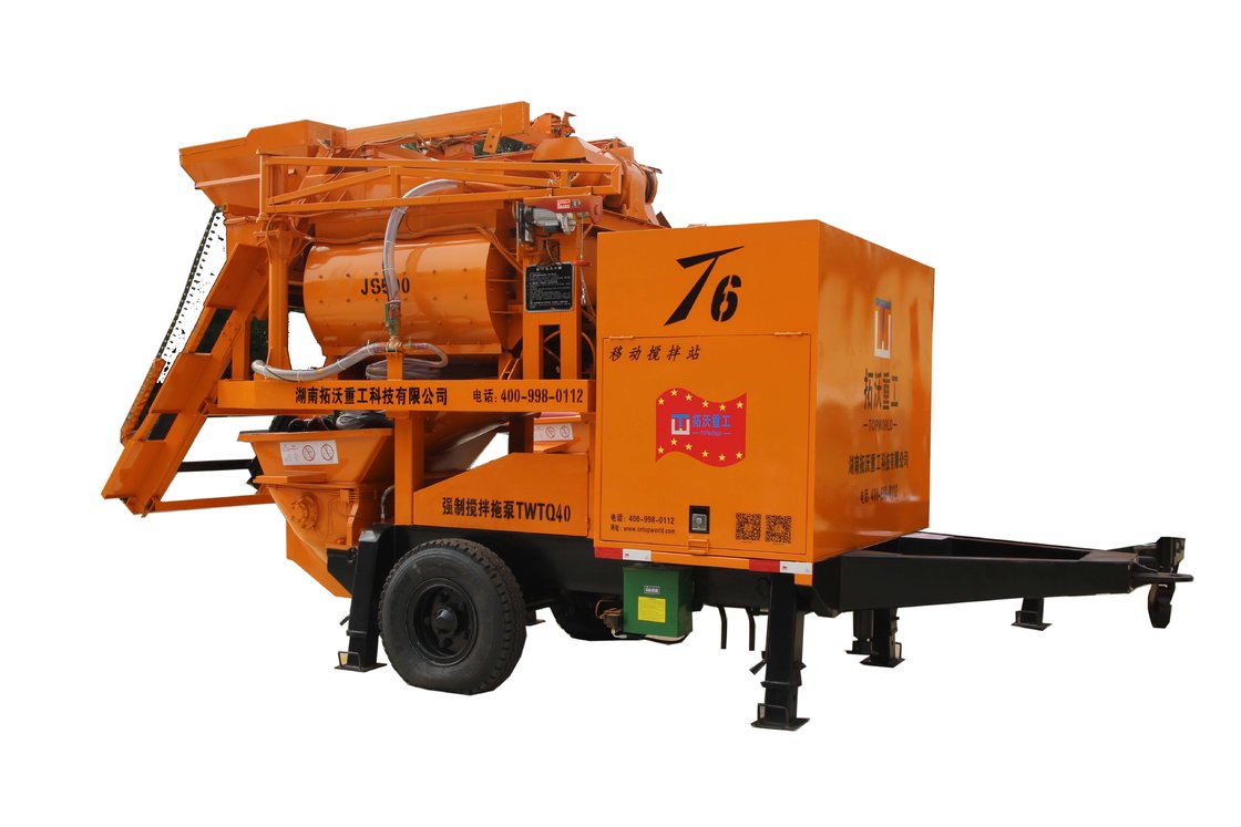 Mandatory Concrete Mixer With Pump For Countryside Building Construction