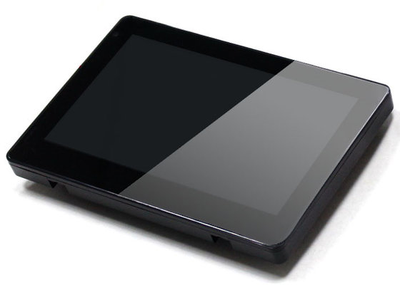 Black Hmi Touch Screen Panel Android Touch Terminal With RS485 , RS232 , GPIO