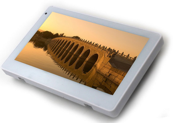 Black Hmi Touch Screen Panel Android Touch Terminal With RS485 , RS232 , GPIO