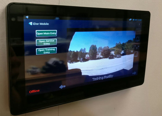 Multi Touch Building Intercom Touch Screen Tablet With Camera Speaker Microphone