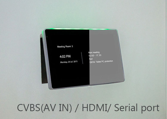 Glass Wall Wifi TAndroid Tablet Temperature Sensor Smart Home Tablet With LED Light Indicating