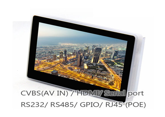 Smart Industrial Touch Panel PC / 7 Inch Android POE Tablet With Ethernet RJ45
