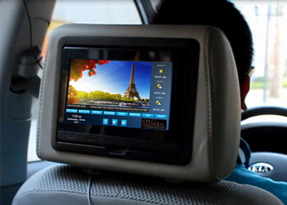 7 Inch Advertising Taxi Screen With Software And Content Management System