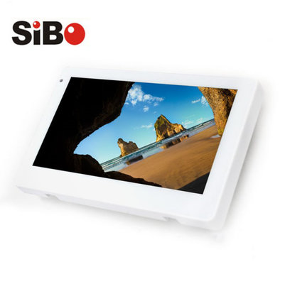 Indoor Intercom Touch Screen 7 Inch White Tablet PC IPS POE And NFC Reader