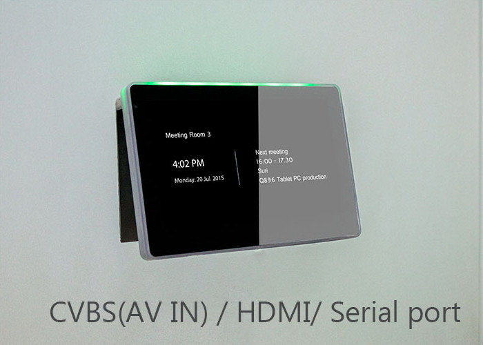 Glass Wall Wifi TAndroid Tablet Temperature Sensor Smart Home Tablet With LED Light Indicating