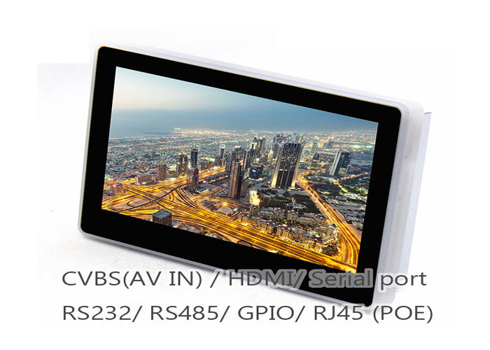 Smart Industrial Touch Panel PC / 7 Inch Android POE Tablet With Ethernet RJ45