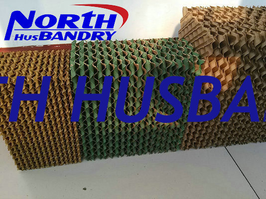 evaporative cooling pad for greenhouse/poultry /honeycomb cooling pad