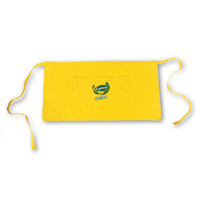 Cotton Chef Half Waist Apron , Personalized Chef Apron With Pocket