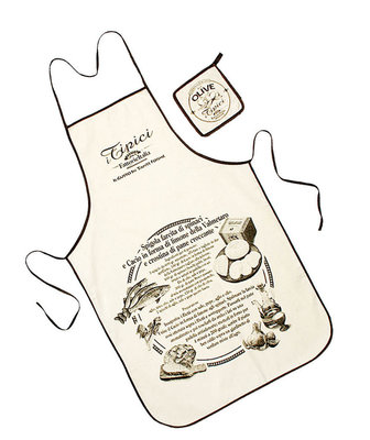 100% Cotton Twill Kitchen Cooking Apron 60x90cm Natural Color For Promotion