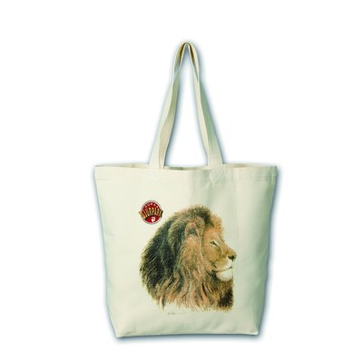 Personalized Chevron Cotton Tote Bags ISO9001 / BSCI Certificated