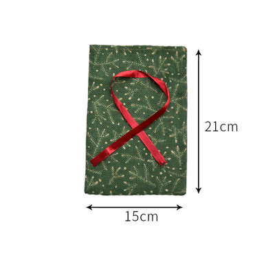 Eco - Friendly Custom Made Drawstring Bags For Kids Christmas Gift Packing