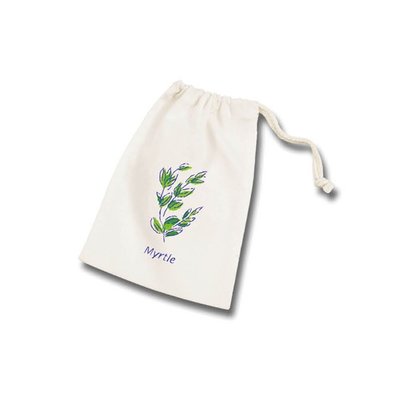 Cotton Promotional Drawstring Bags , Jewelry / Gift Drawstring Cinch Bag