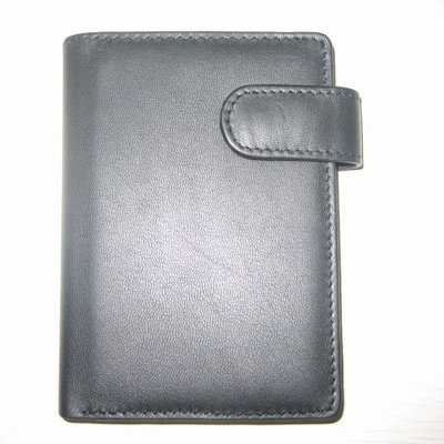 Luxury A4 Portfolio Folder Unisex Leather Card Holder OEM Accepted