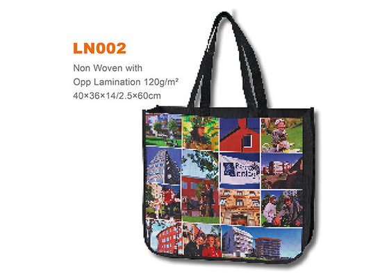 Eco Friendly PP Laminated Bags , Reusable PP Laminated Shopping Bags