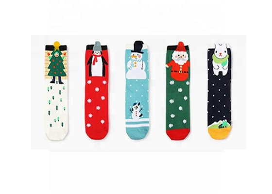 Christmas Cut Warm Winter Accessories Cozy Unisex Long And Short Socks For Adults