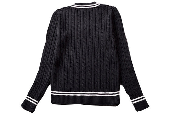 Customize European Style Knitted Kids School Uniform Sweaters For OEM Service