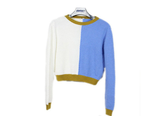 OEM Personalized Design Loose Casual Knit Round Neck Sweater Women For Ladies