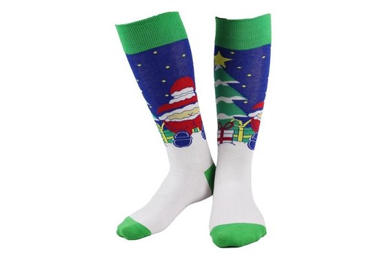 Personalized Cotton Warm Winter Accessories Christmas Decorations Santa Socks