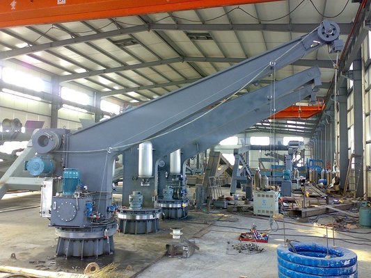 23KN single arm davit with winch for 6 persons rescue boat