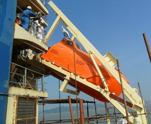 Good price marine davit for life boat/life raft hot sales