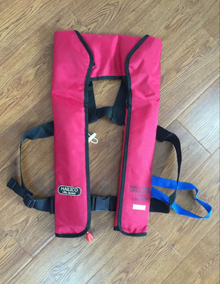 275N double chamber inflatable life jacket with light SOLAS approved