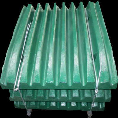 Crusher Wear Parts High Manganese Rock Jaw Crusher Spare Parts Fixed Moveable Jaw Plate