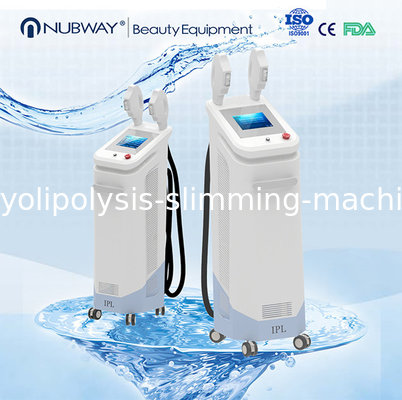 powerful 3000W painless 2 handles SHR IPL hair removal machine germany lamp