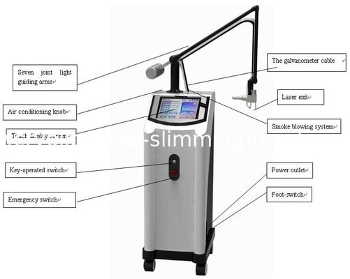 40w Fractional Co2 Laser Surgical Equipment laser co2 fractional machine