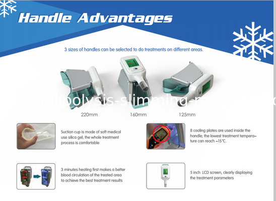 RF cavitation cryolipolsysis 5 treatment heads -15℃ Cryolipolysis body slimming machine
