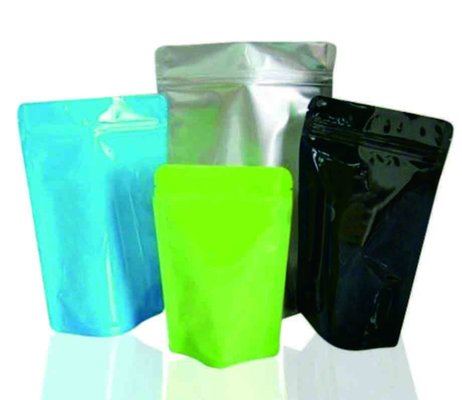 Customized PA PE Craft Stand Up Pouches , food bag christchurch