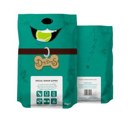 stand up pet food pouch with zipper , plastic packaging food bag