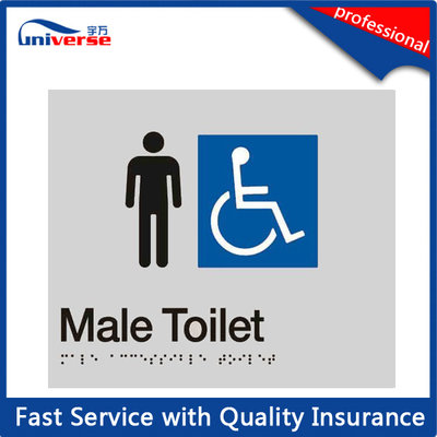 Weather Resistance Braille Tactile Signs For Australia , USA , Europe