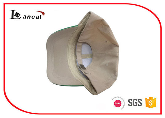 100% Cotton Twill Mens Baseball Hats  , Custom Sandwich Peak Caps
