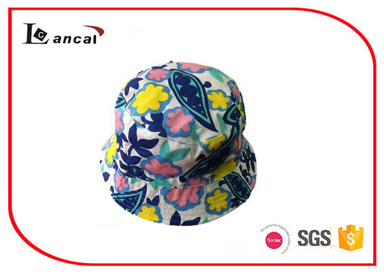 Ladies Reversible Camo Bucket Hat 57CM Bright Floral Fisherman Hat