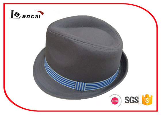 Dark Gray Ladies Trilby Hats