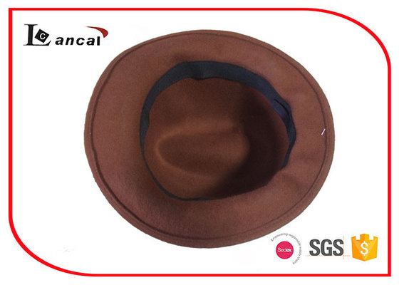 Brownness Ladies Wool Felt Hat