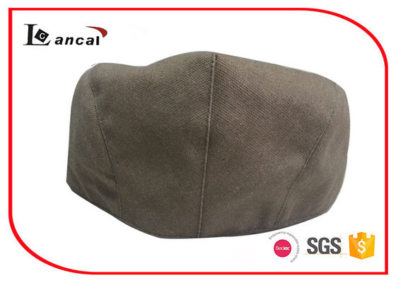 Canvas Mens Wool Flat Cap