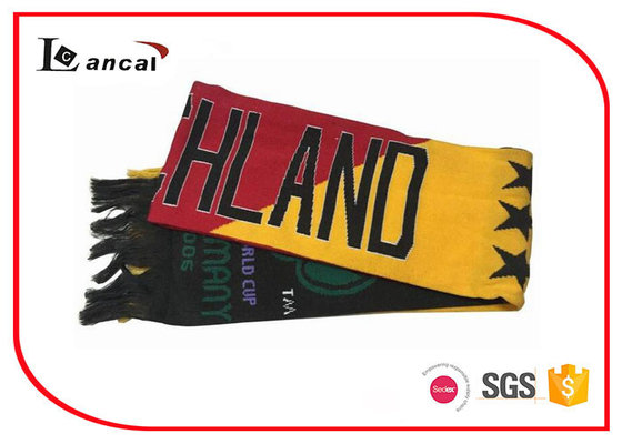 Sports Style Multi Color Knitted Scarf With Hood , Knit Infinity Scarf