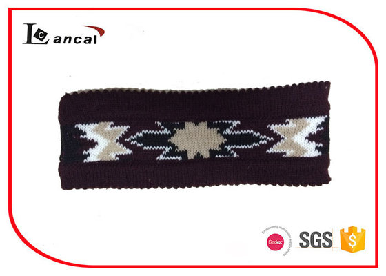 Multi Color Knitted Snood Scarf For Men , Acrylic Fabrics Crochet Cowl Scarf