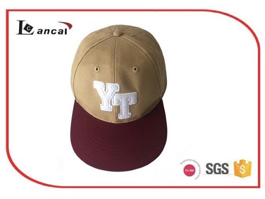 Cotton 3D Embroidery 6 Panel custom snapback caps for adults , bucket hat for boys