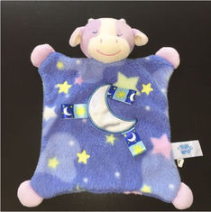 China GUC Taggies Mary Meyer Kids Plush Dolls Cow Security Blanket Moon Blue Purple Design supplier