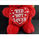 Hipster Red Holiday Plush Toys , Valentine Day DEVIL Bear With Love Heart supplier